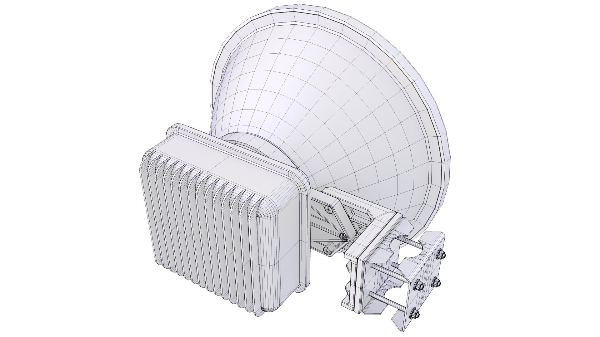 Large Microwave Point To Point Antenna 17 3D Model - TurboSquid 1824249