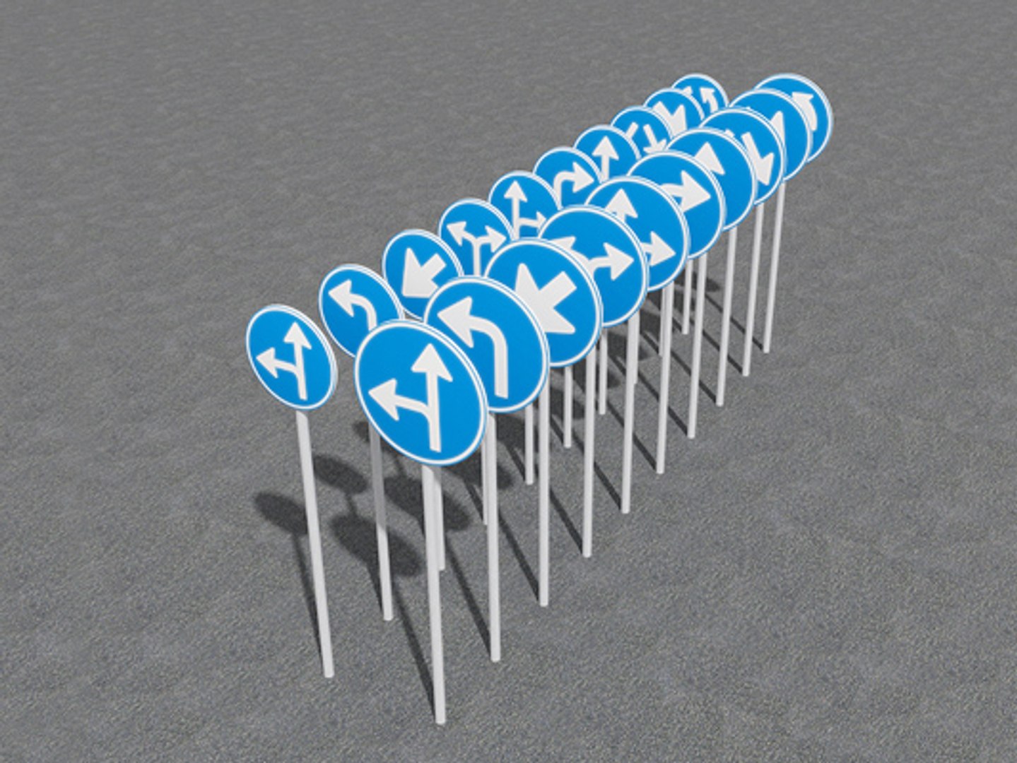 3dsmax Dutch Traffic Signs European