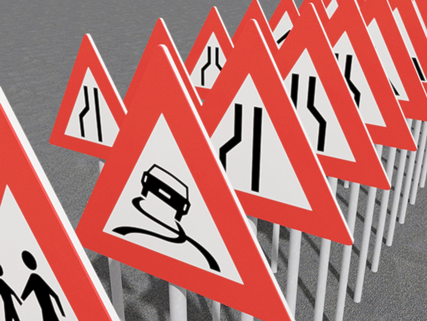 3dsmax Dutch Traffic Signs European