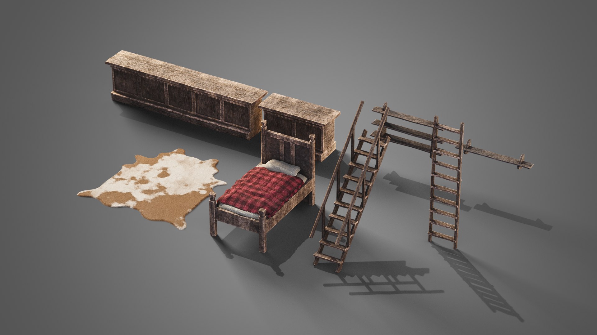 Tavern Set 3D Model - TurboSquid 2019290