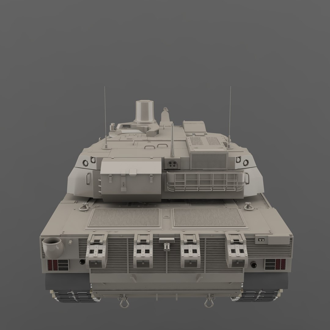 Amx-56 Leclerc Tank 3ds