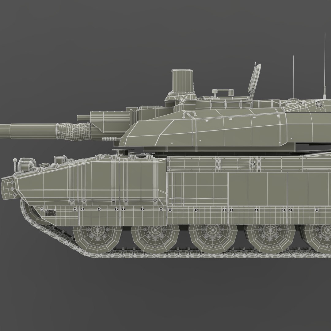 amx-56 leclerc tank 3ds