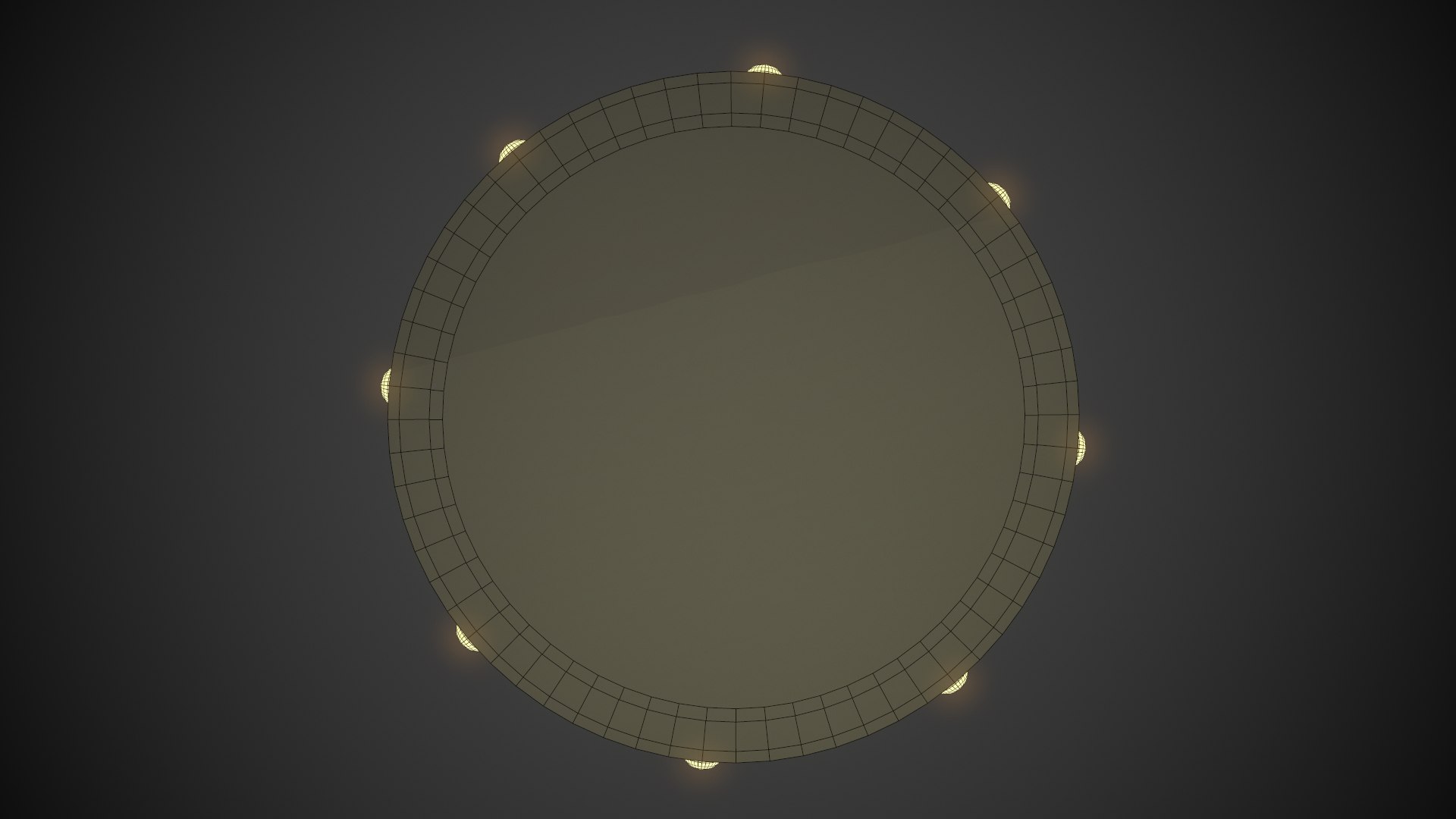 Red Circle Stage Platform 3D Model - TurboSquid 1576585