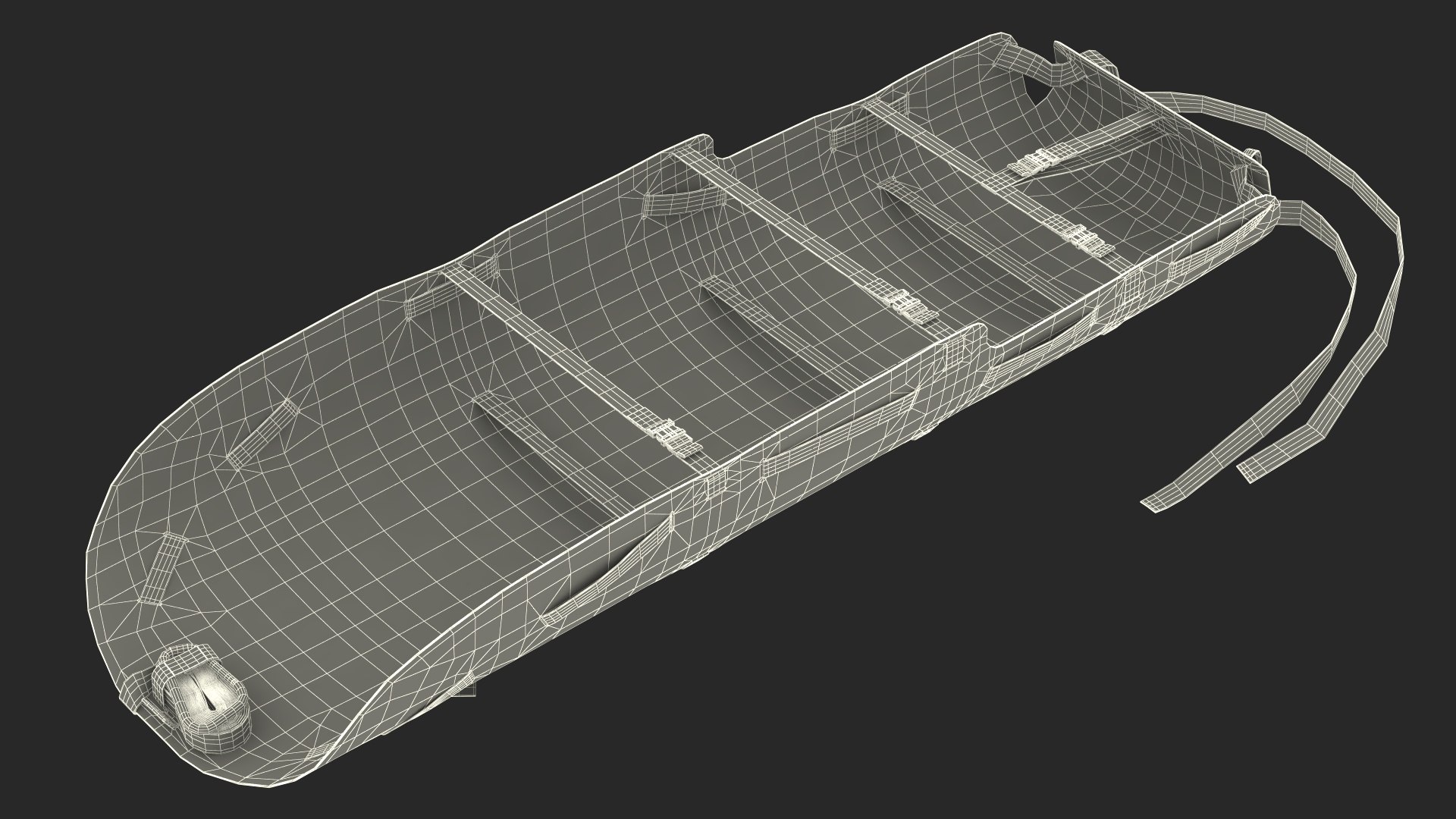 3D Med Sled Red - TurboSquid 2151726