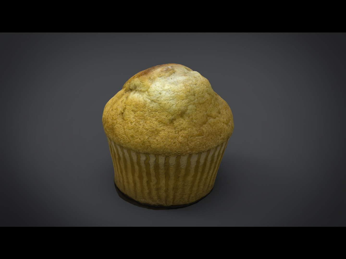3d real cupcake model