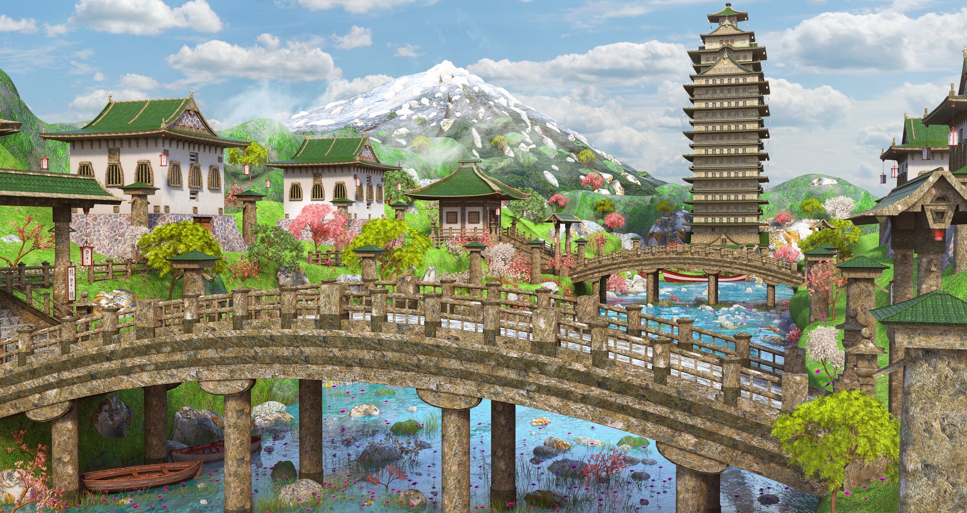 3D model fantasy asia - TurboSquid 1359215