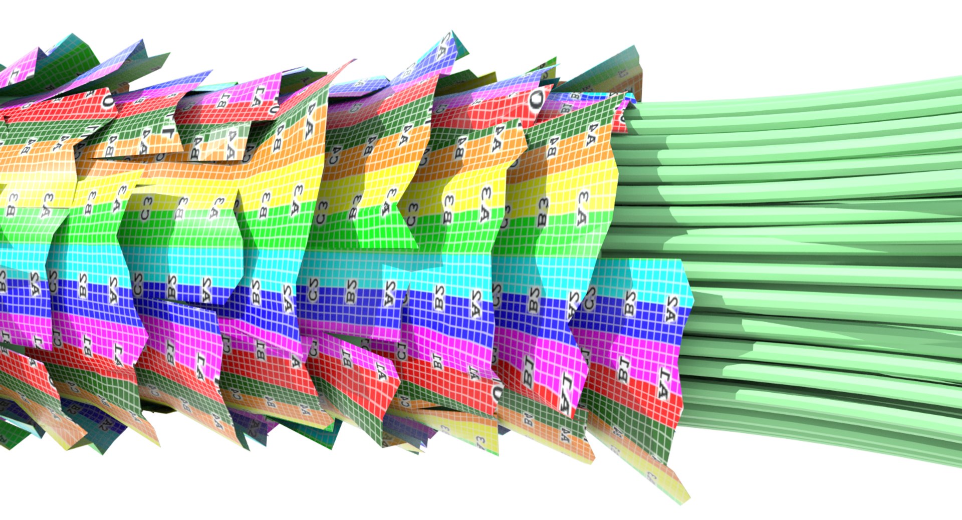 3D Hair Medulla Cortex - TurboSquid 1293628