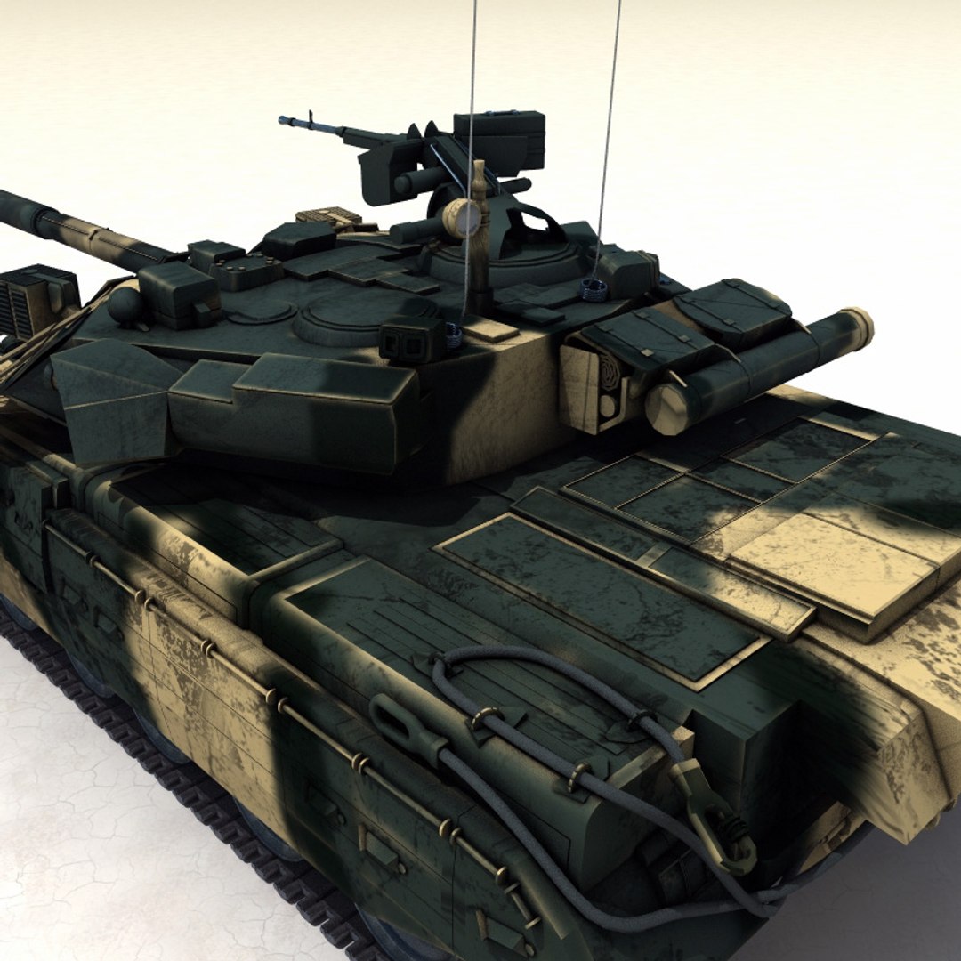 T-84 Oplot Tank 3d Model