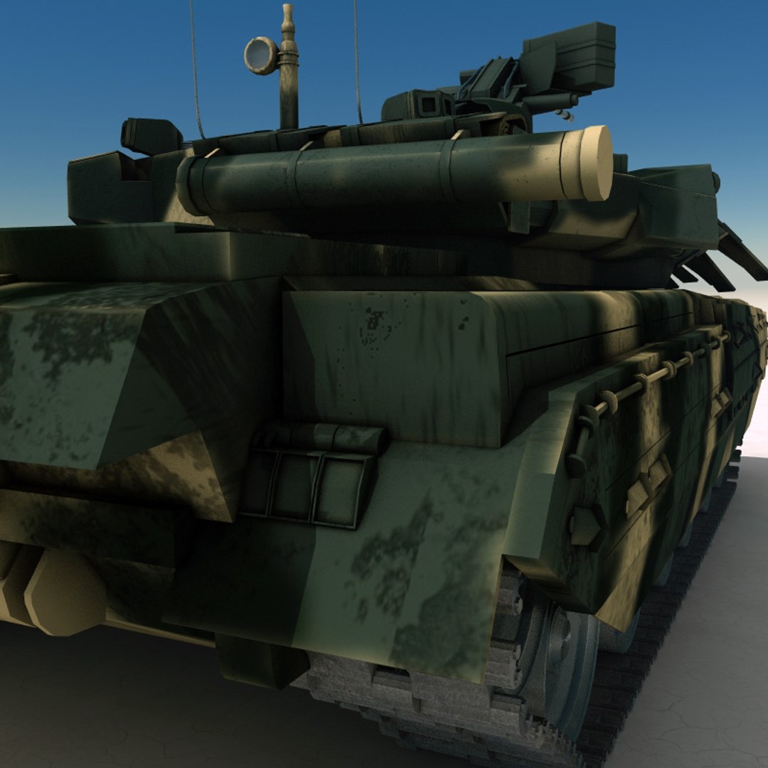 T-84 Oplot Tank 3d Model