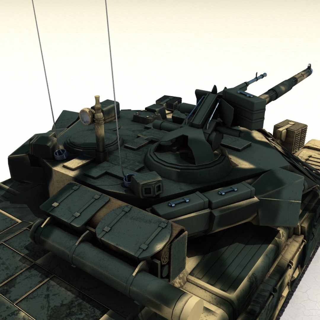 T-84 Oplot Tank 3d Model