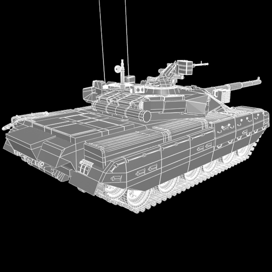 T-84 Oplot Tank 3d Model