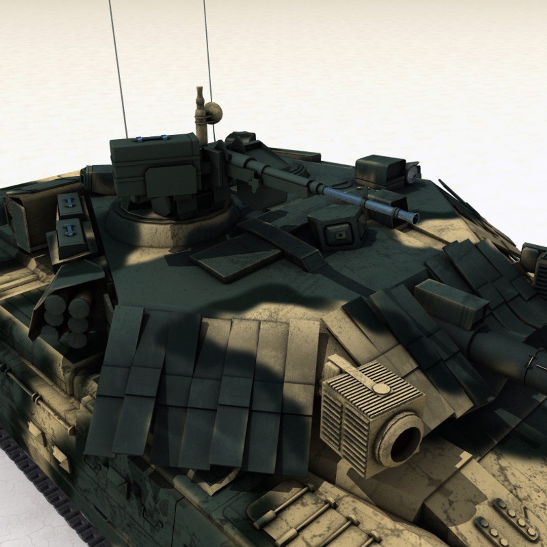 T-84 Oplot Tank 3d Model