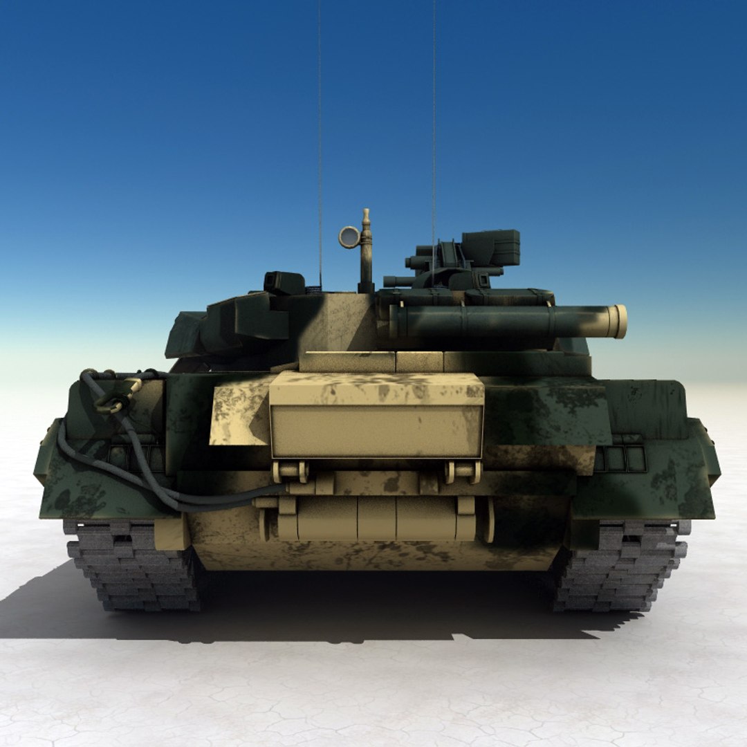 T-84 Oplot Tank 3d Model