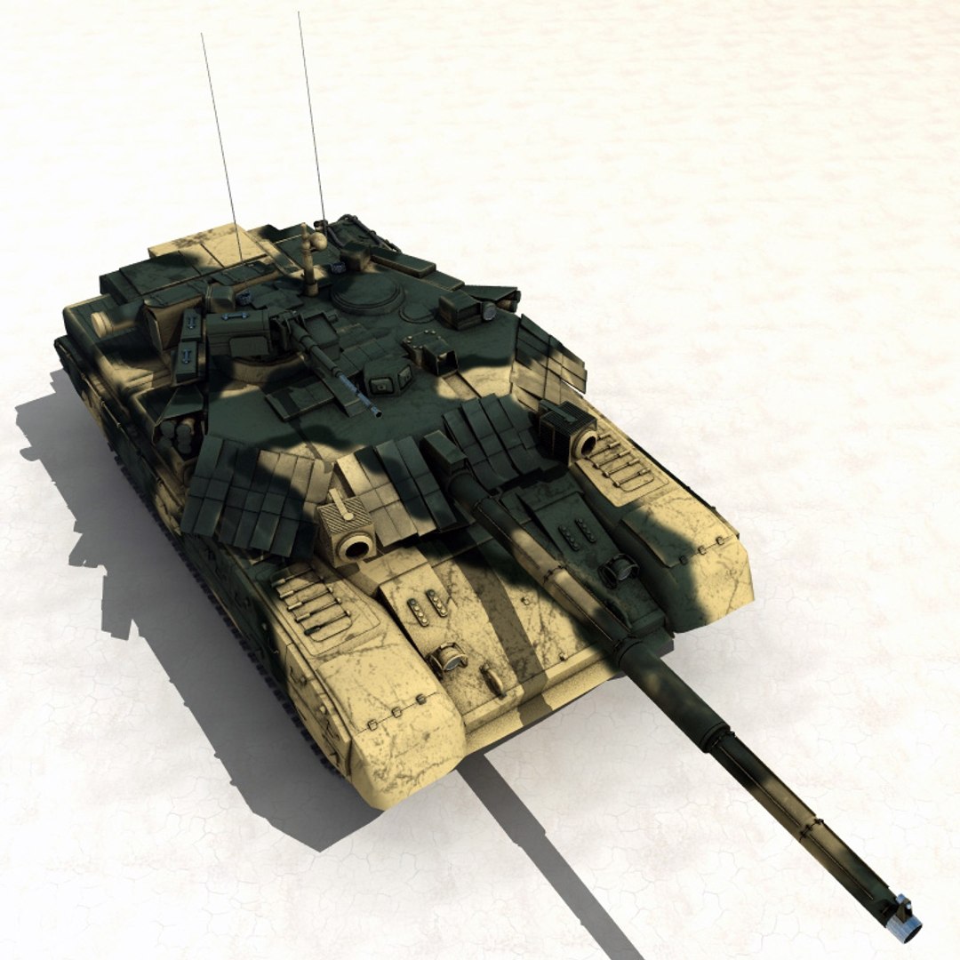 T-84 Oplot Tank 3d Model