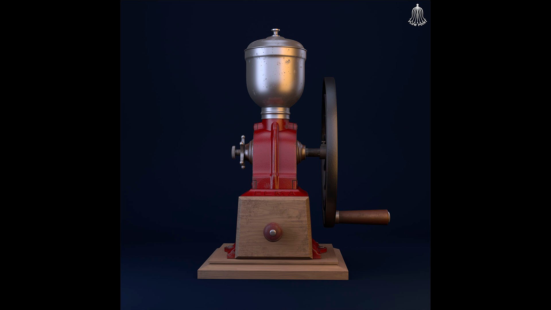 3D Elma Coffee Grinder Model - TurboSquid 1751478