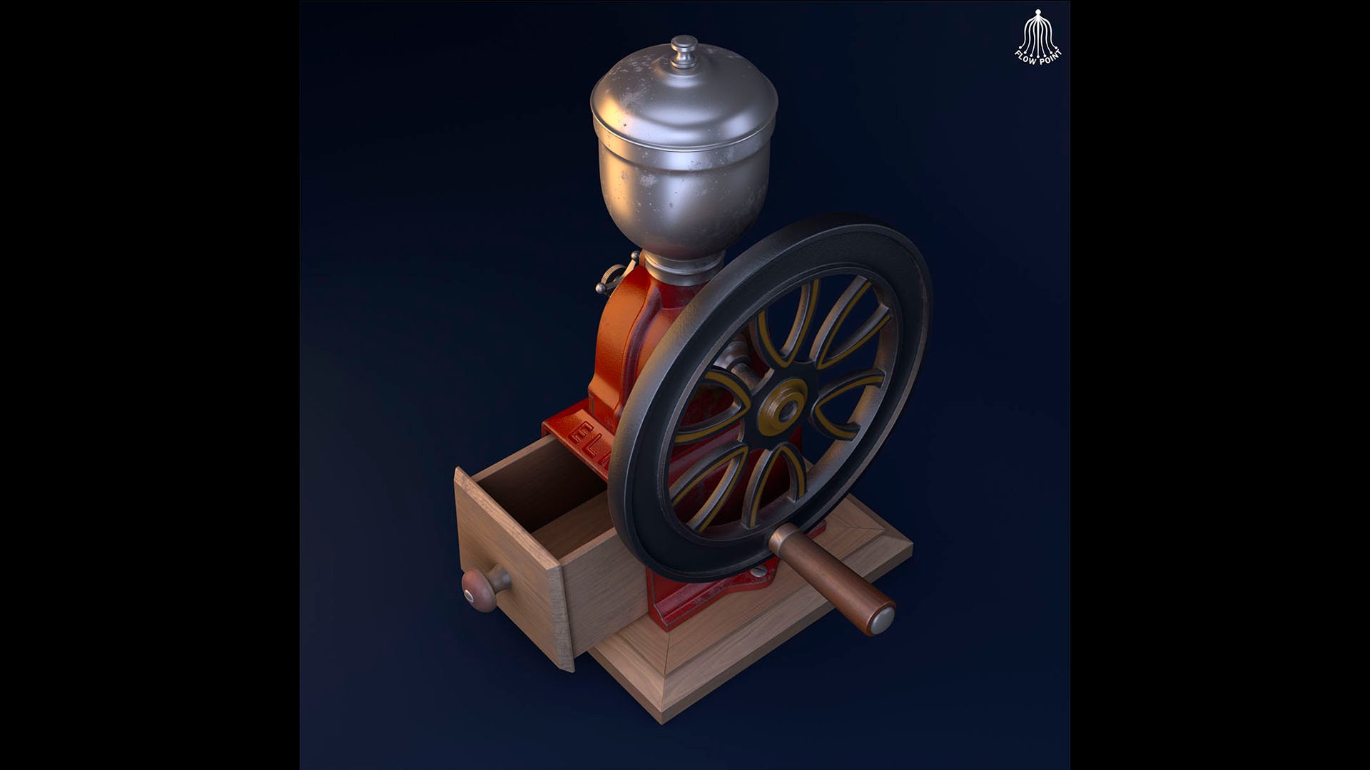 3D Elma Coffee Grinder Model - TurboSquid 1751478