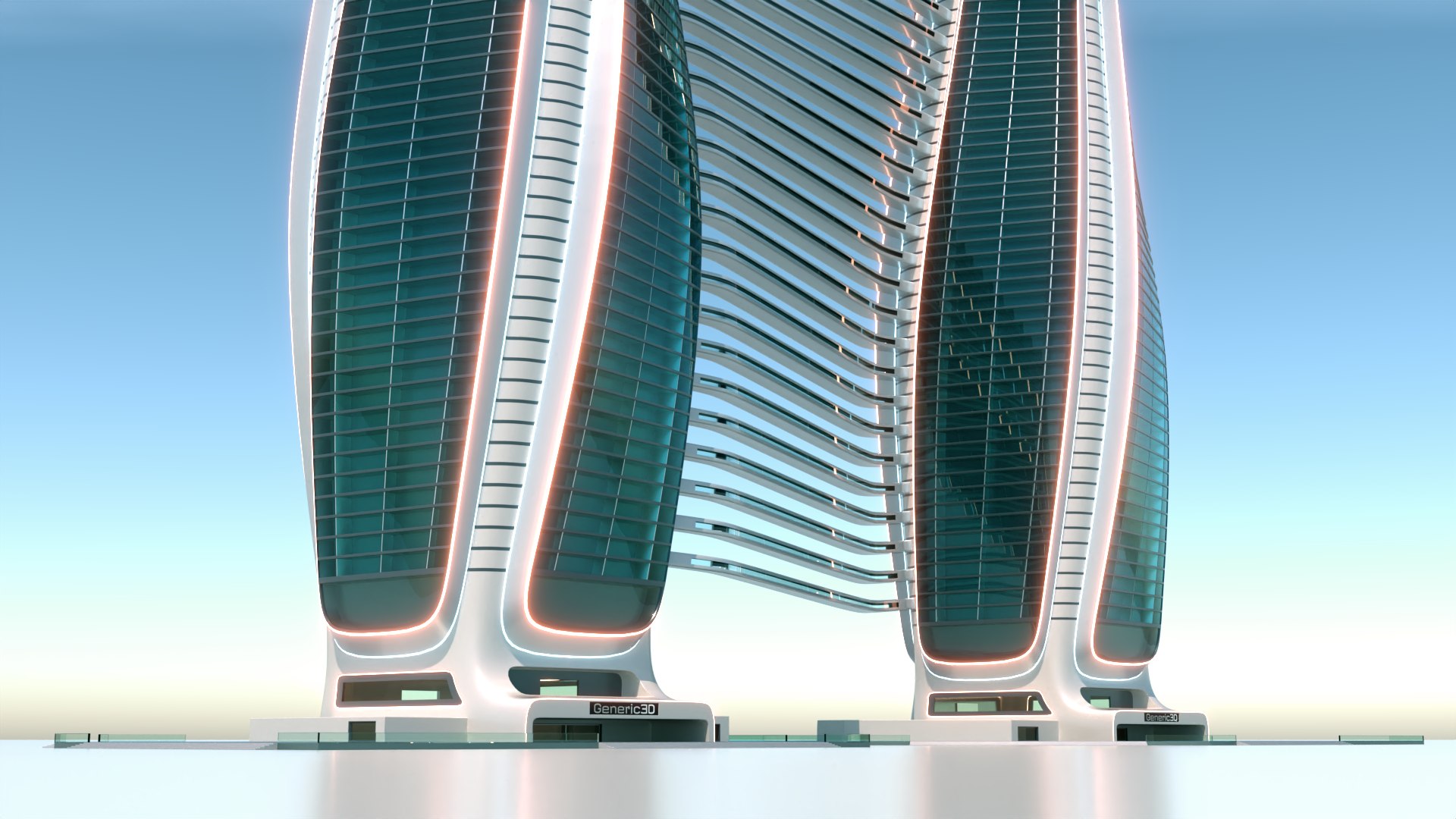 Futuristic Building Concept V1-01 Model - TurboSquid 2070569