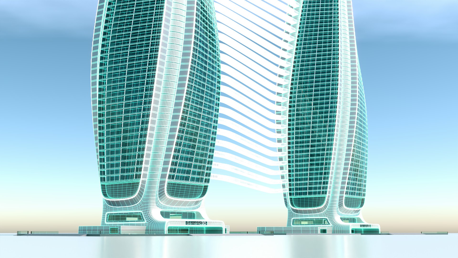 Futuristic Building Concept V1-01 Model - TurboSquid 2070569