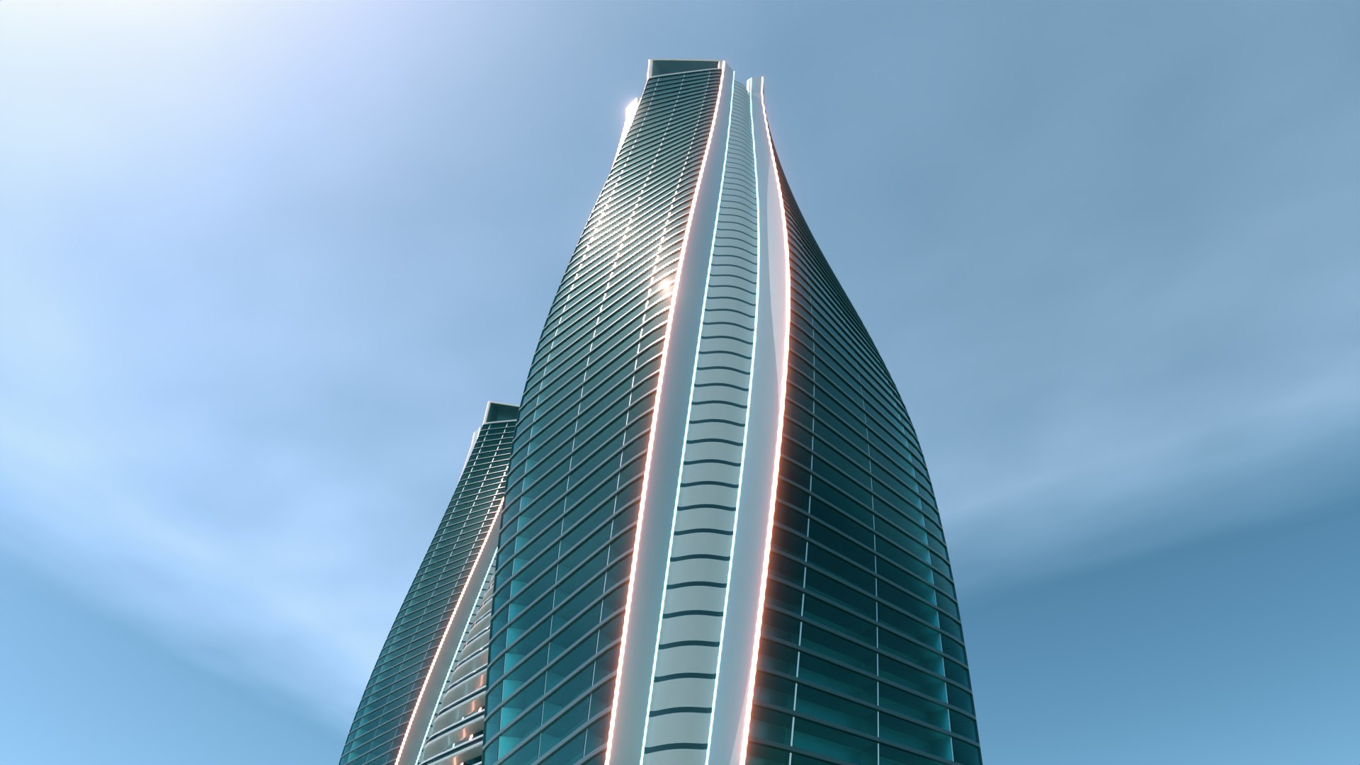 Futuristic Building Concept V1-01 Model - TurboSquid 2070569