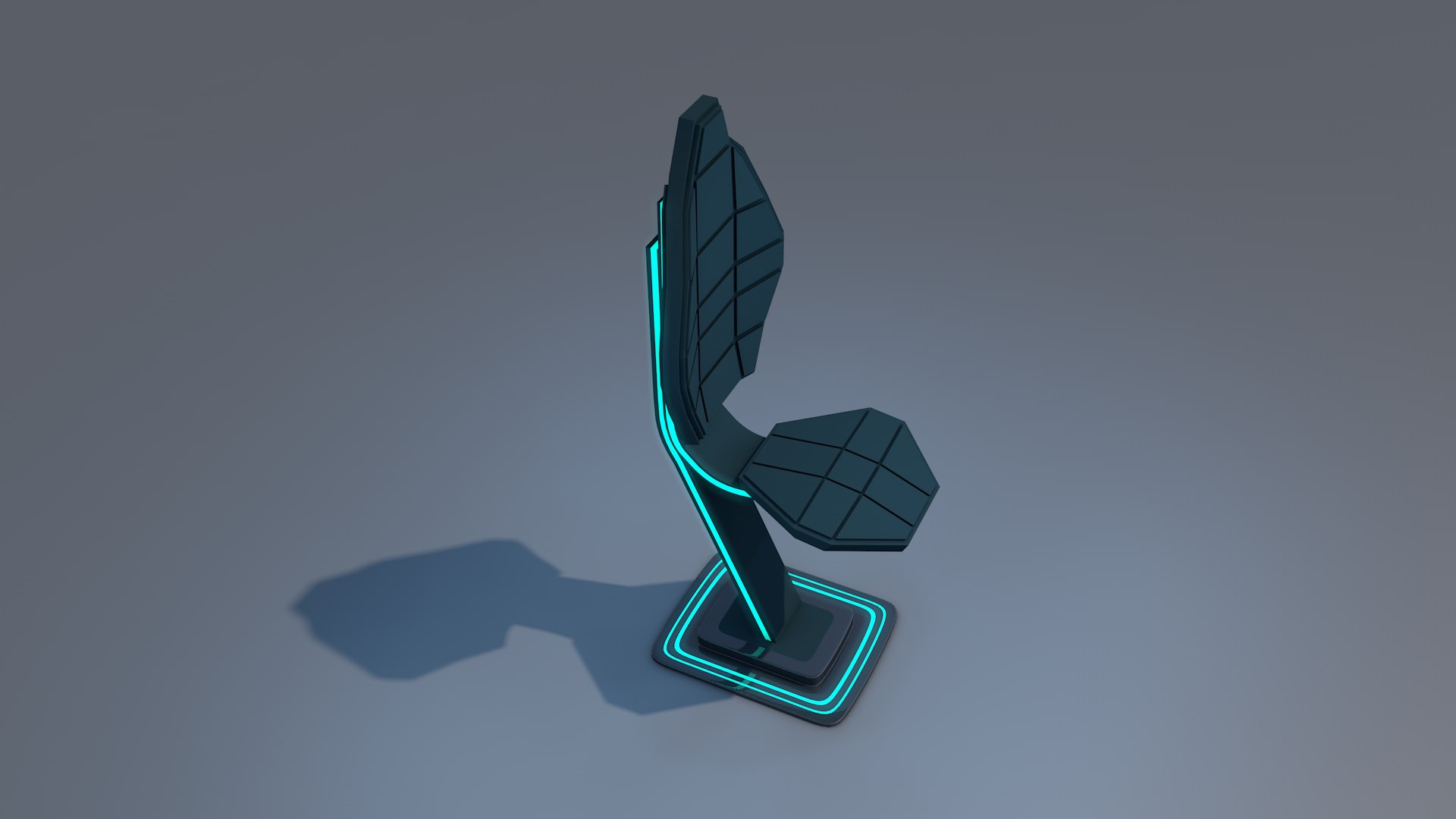 Sci Fi Chair 3D Model - TurboSquid 2417873