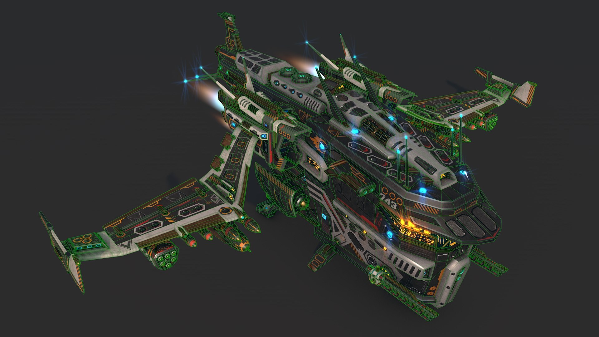 Spacecraft 03 Modular Pack 3D - TurboSquid 1810172