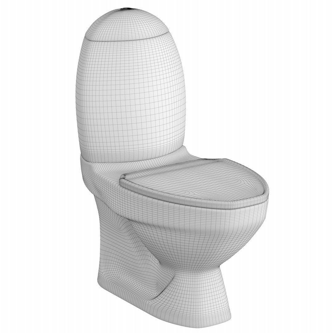Piece ewc toilet 3D - TurboSquid 1693612