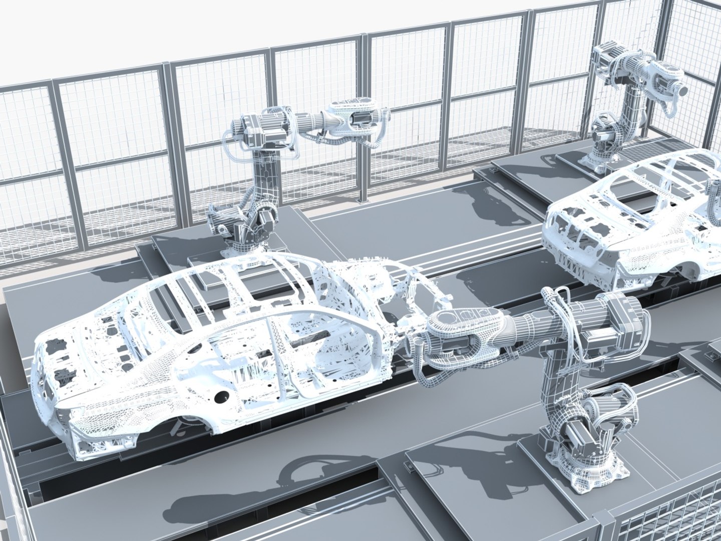Automobile Assembly Line 3D - TurboSquid 2085197