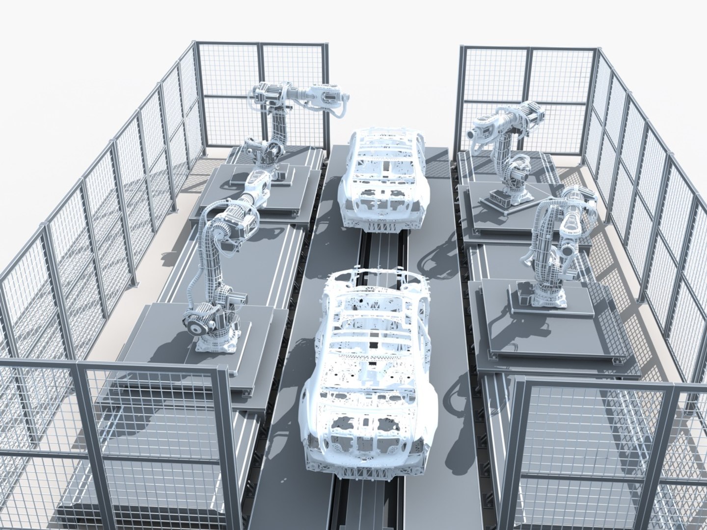 Automobile Assembly Line 3D - TurboSquid 2085197