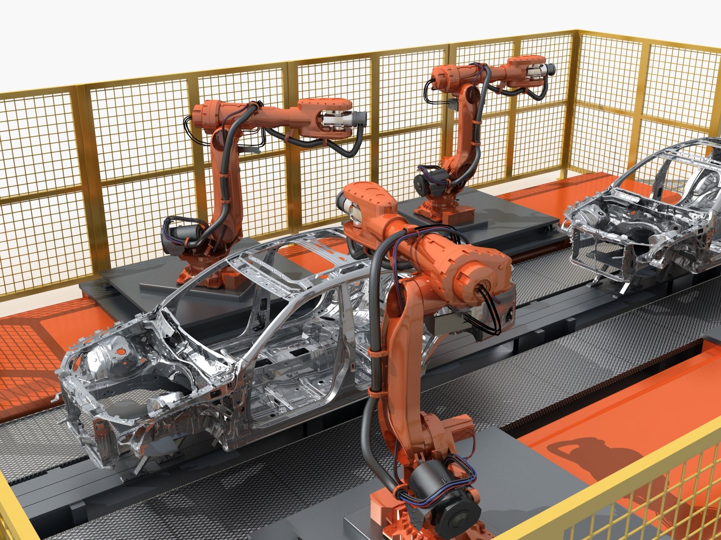 Automobile Assembly Line 3D - TurboSquid 2085197