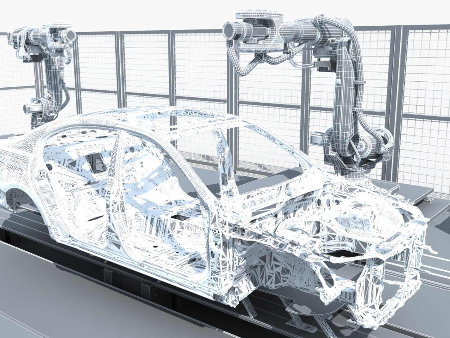 Automobile Assembly Line 3D - TurboSquid 2085197