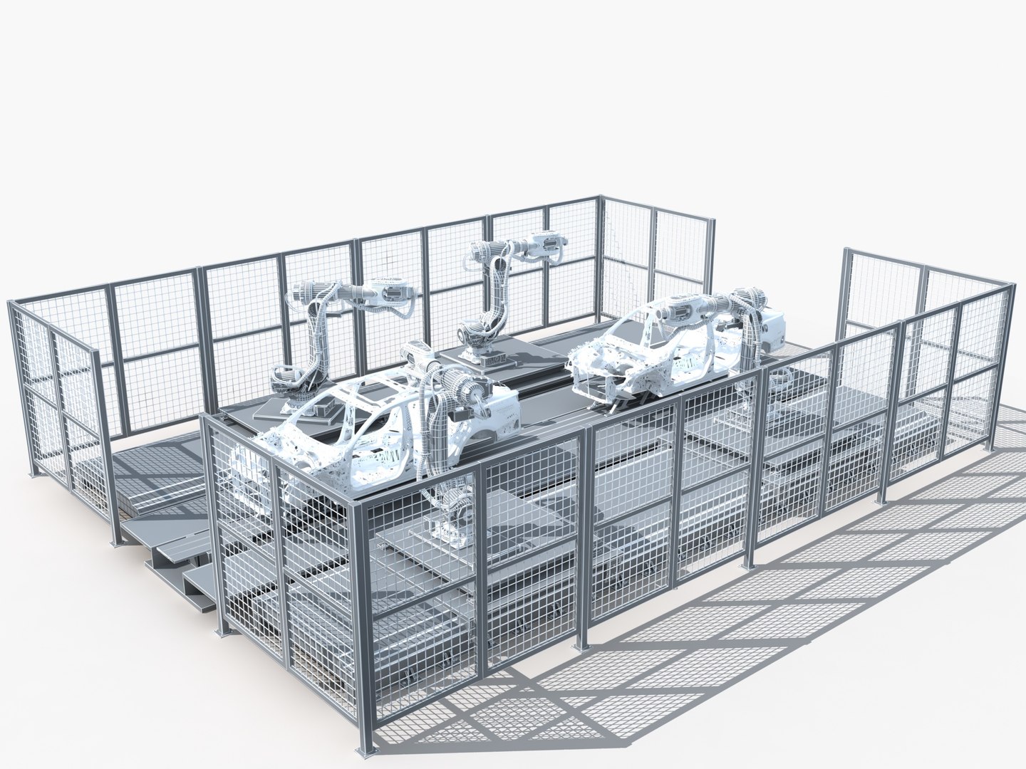 Automobile Assembly Line 3D - TurboSquid 2085197
