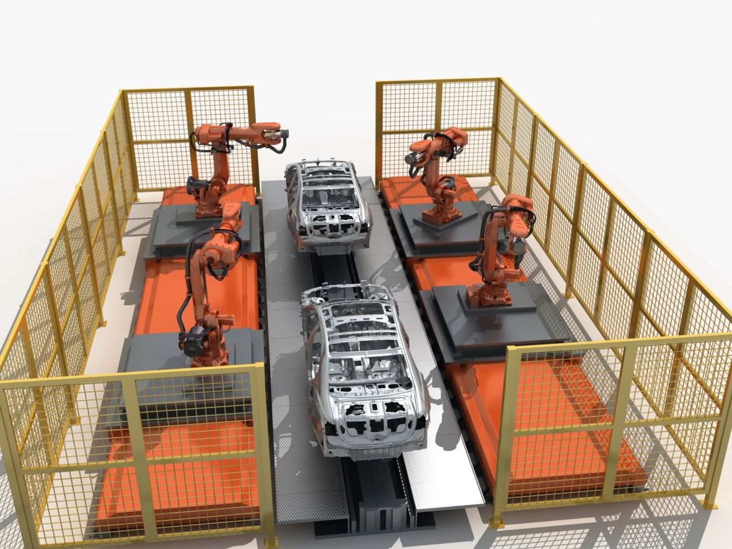Automobile Assembly Line 3D - TurboSquid 2085197