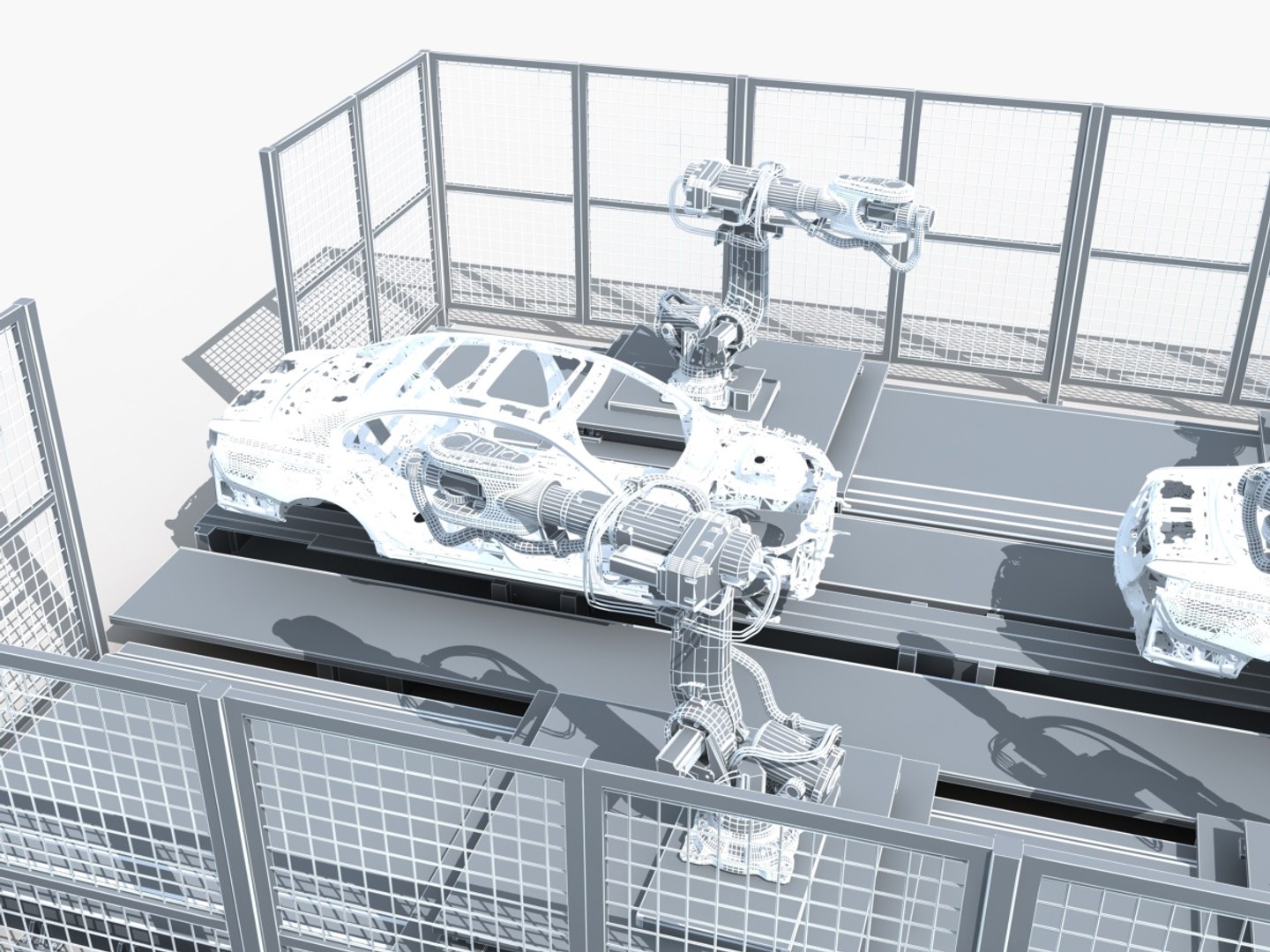Automobile Assembly Line 3D - TurboSquid 2085197