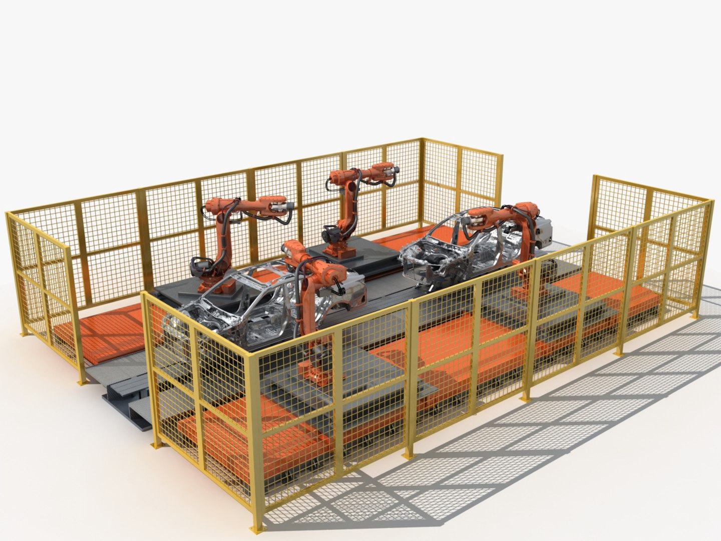 Automobile Assembly Line 3D - TurboSquid 2085197