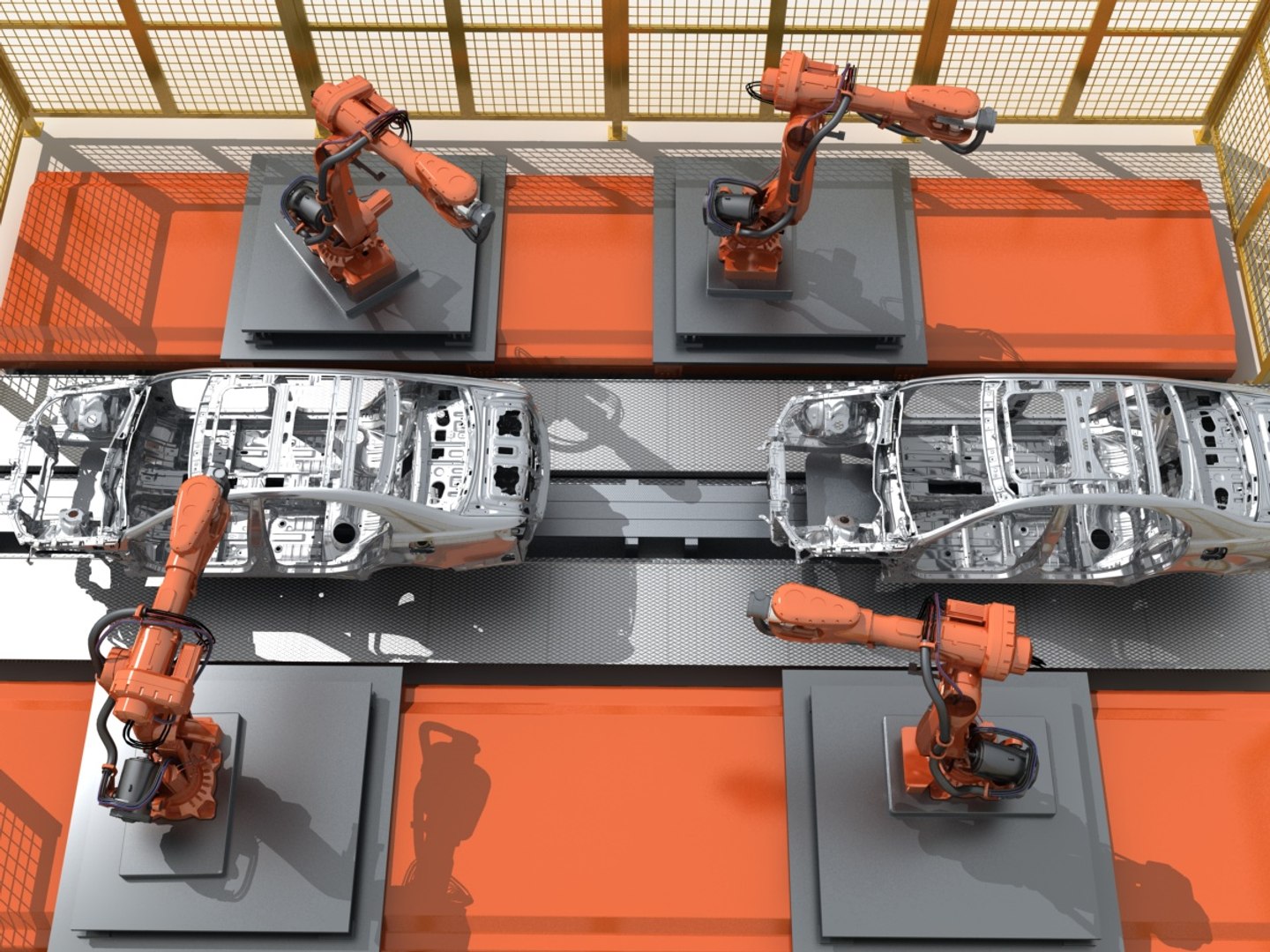 Automobile Assembly Line 3D - TurboSquid 2085197