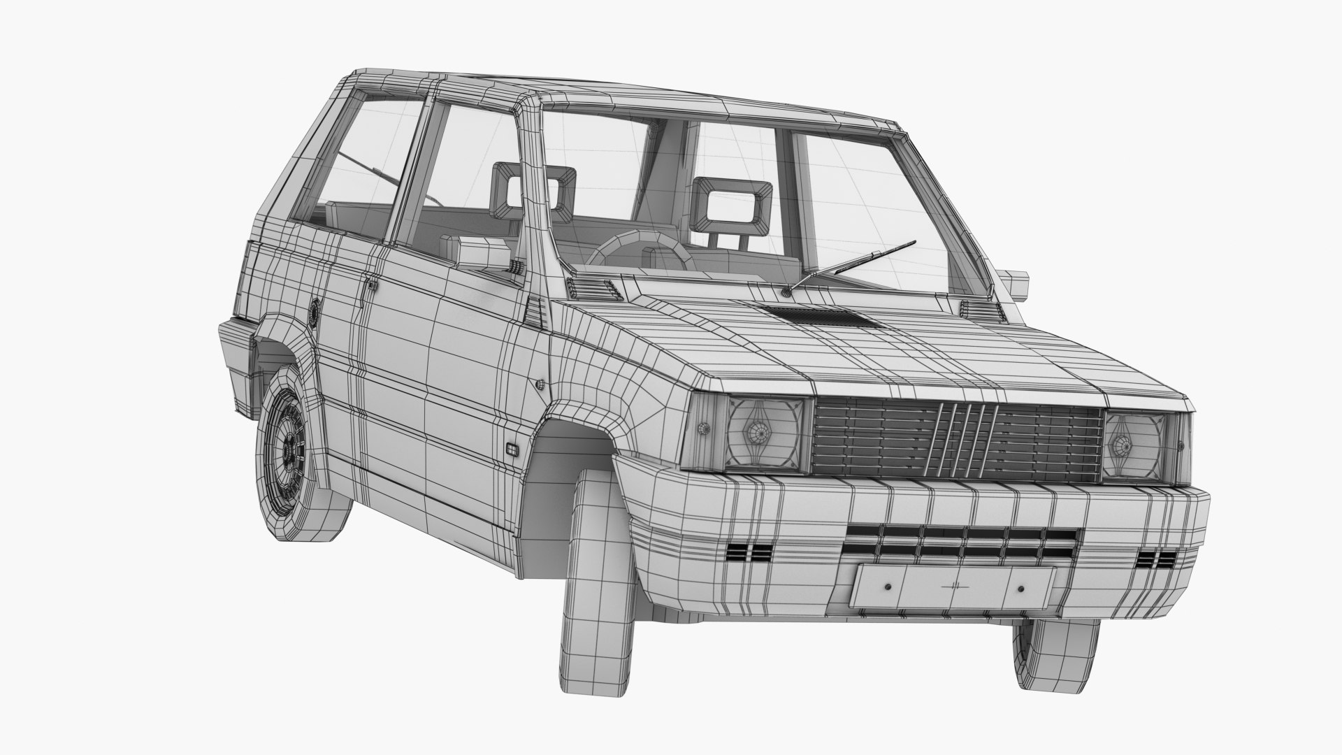 3D Fiat Panda - TurboSquid 1445305