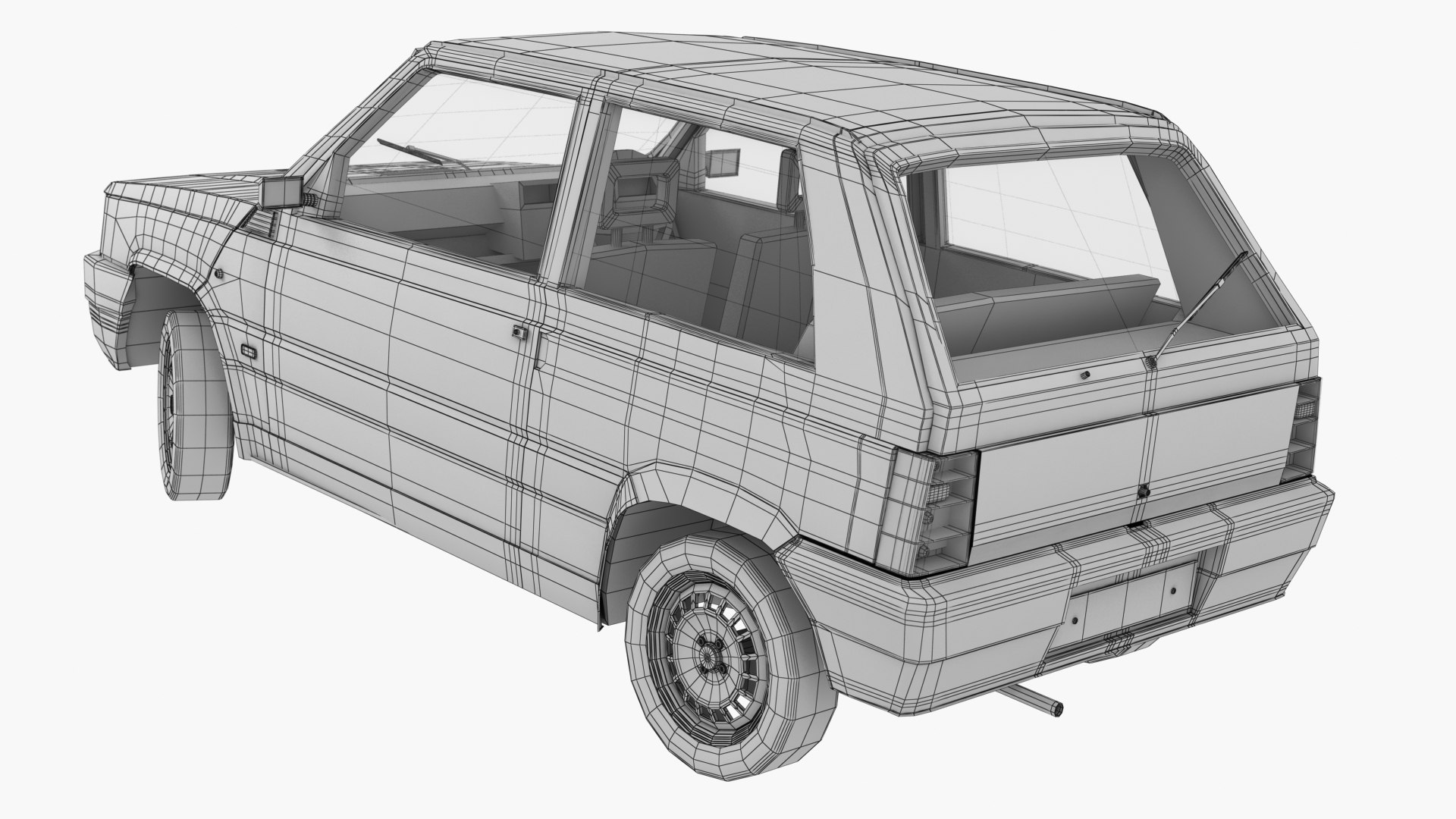 3D Fiat Panda - TurboSquid 1445305
