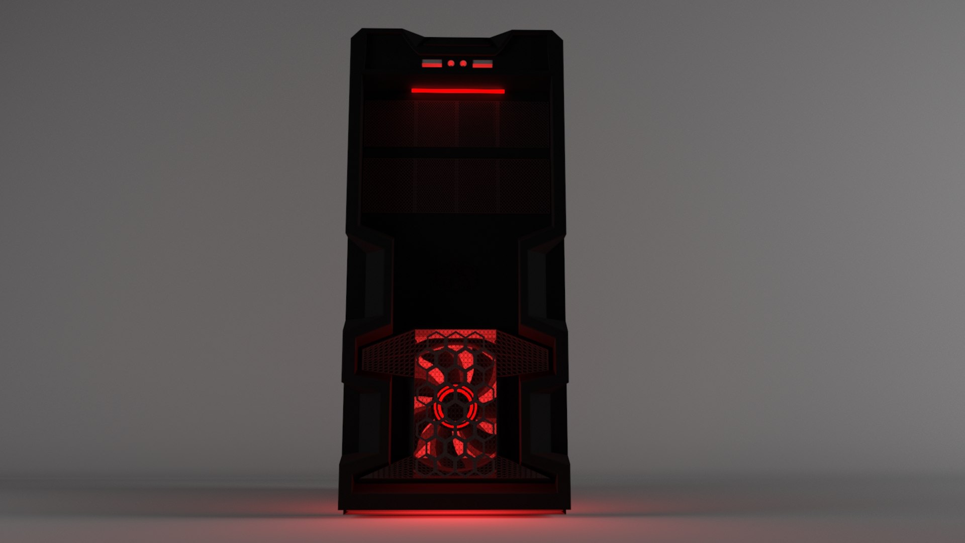 Cooler Master K380 Gaming Mid Tower 3D Model - TurboSquid 1732236