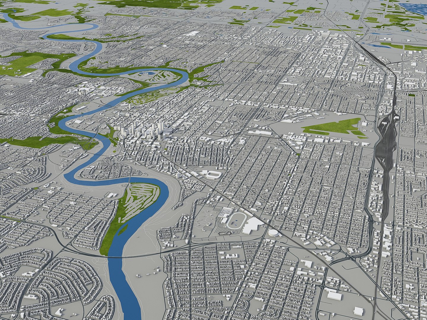 3D Edmonton City Canada - TurboSquid 1334300