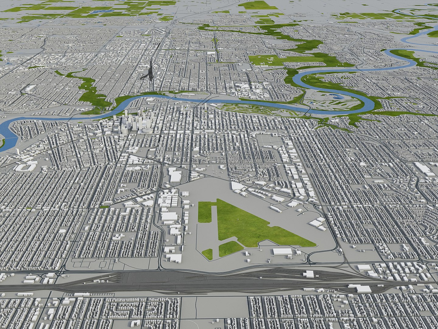 3D Edmonton City Canada - TurboSquid 1334300