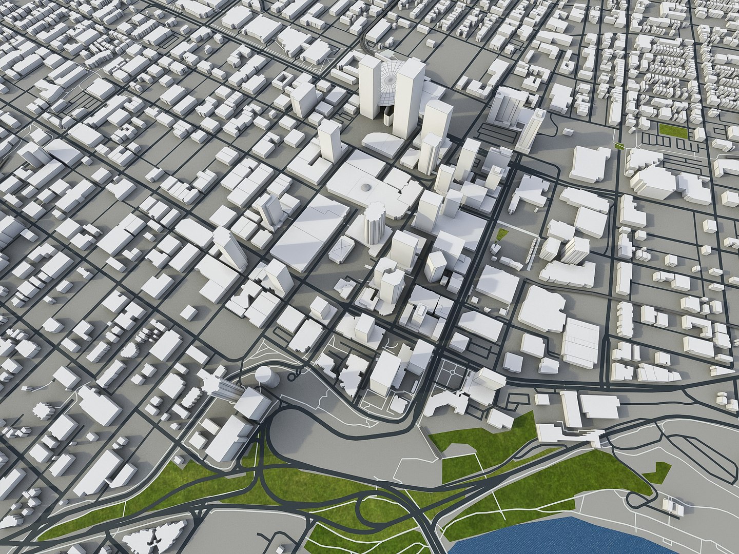 3D Edmonton City Canada - TurboSquid 1334300