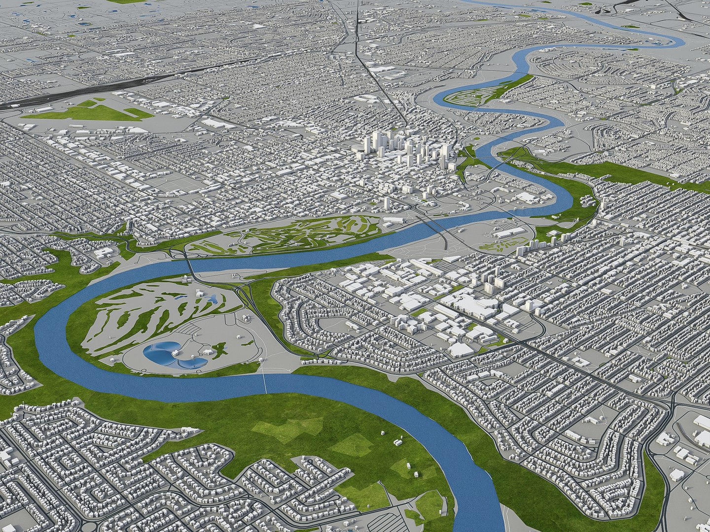 3D Edmonton City Canada - TurboSquid 1334300