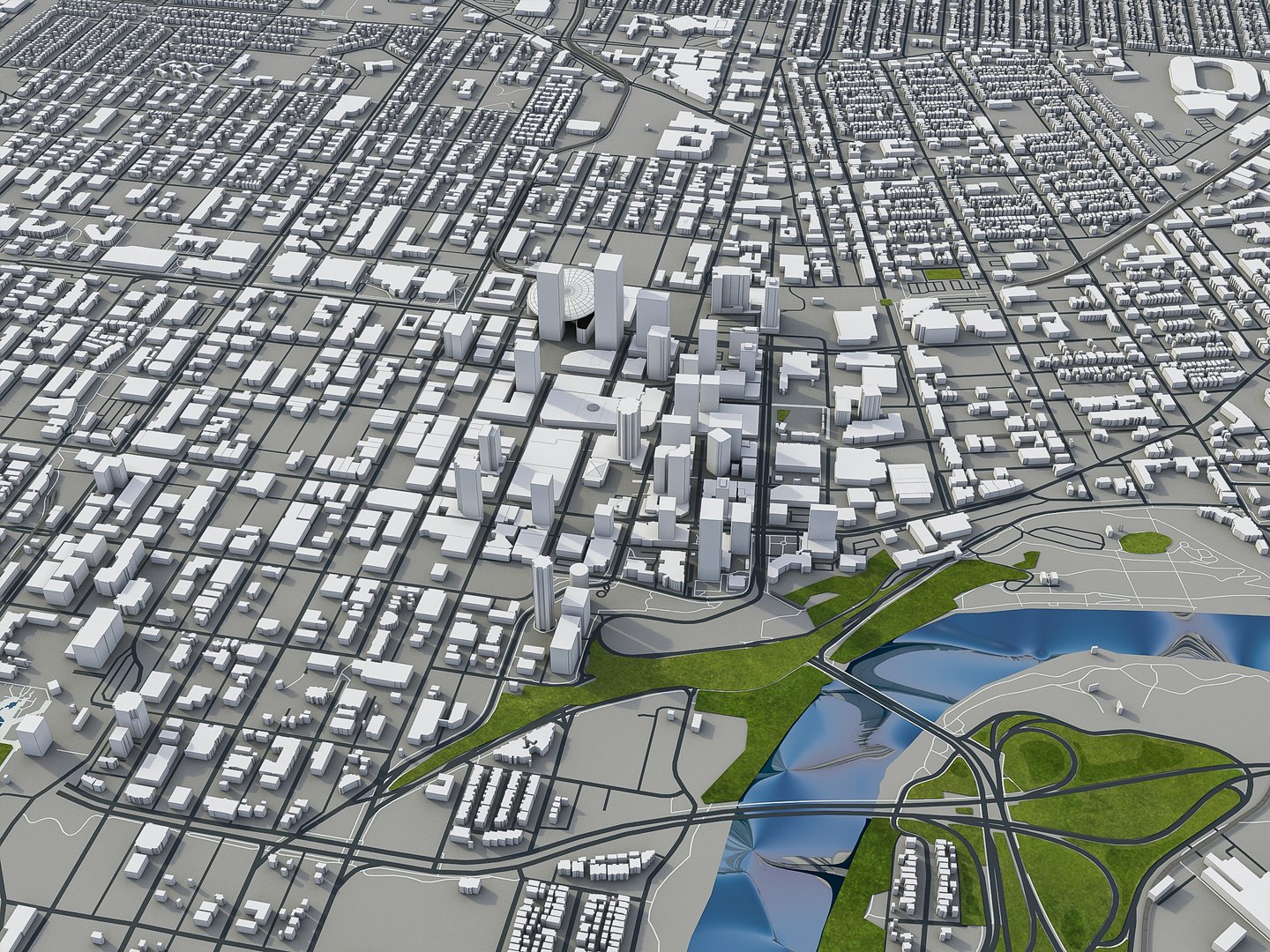 3D Edmonton City Canada - TurboSquid 1334300