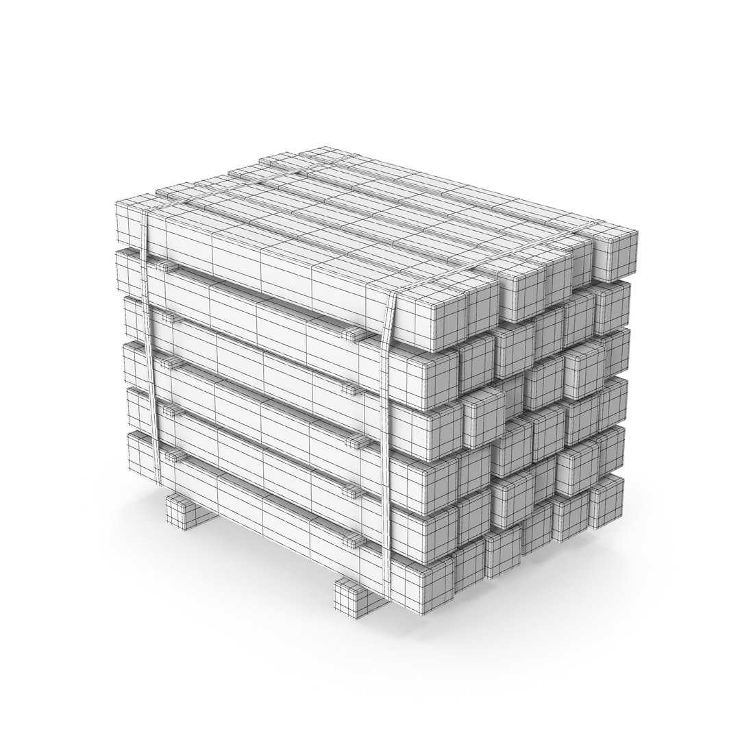 Stack Of Wood Planks 3D Model - TurboSquid 2018258