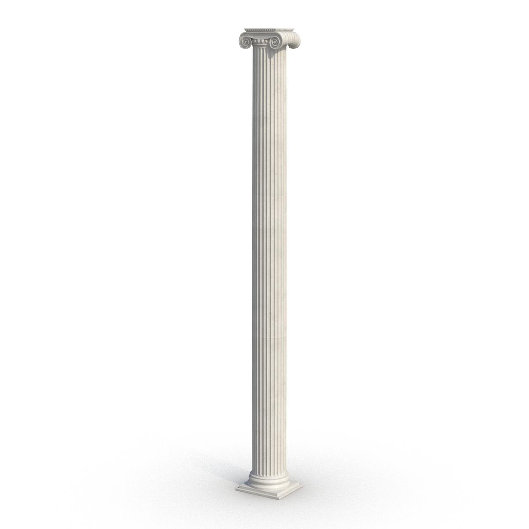 Ionic Column Greco Roman 3d Model