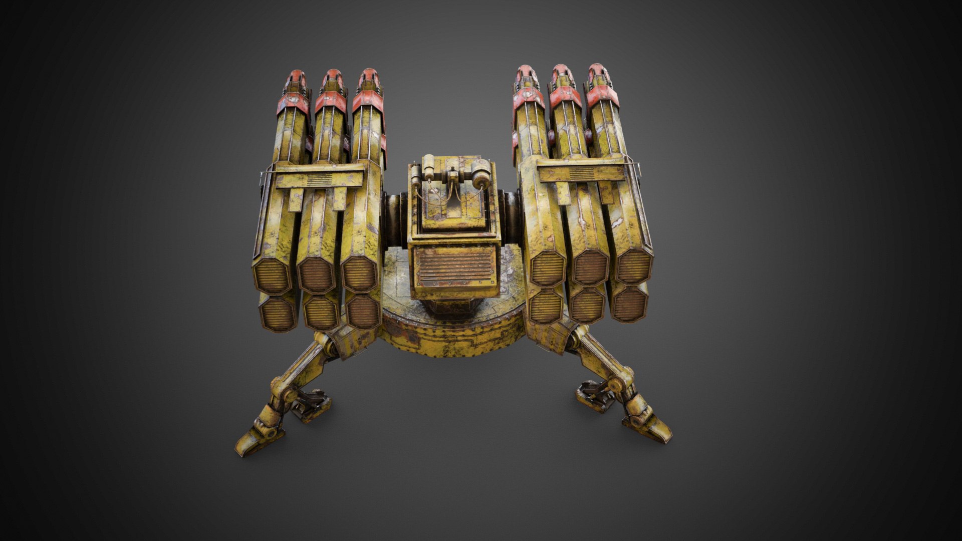 Sci-fi Spider Auto-Turret model - TurboSquid 2170295