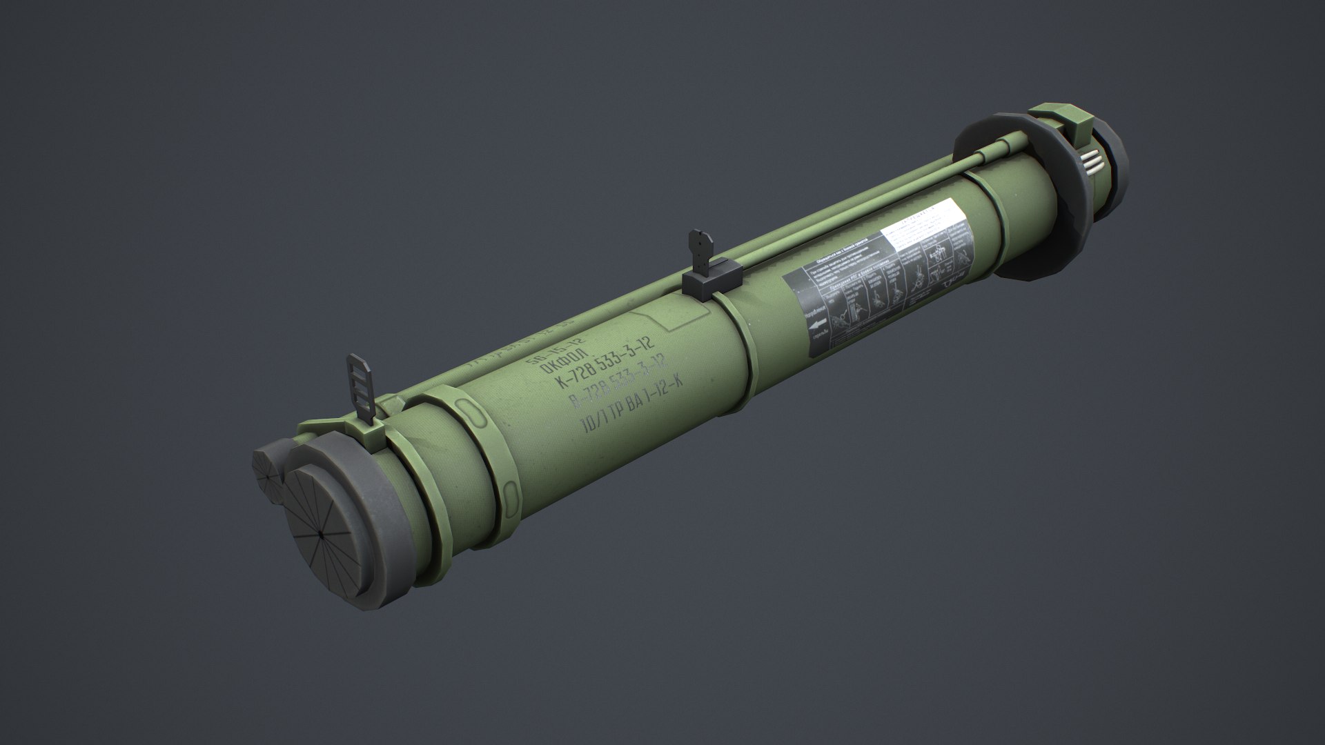 modelo 3d RPG-30 Kryuk - TurboSquid 1767695