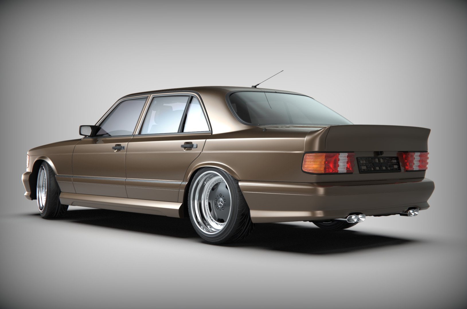 Car Mercedes W126 Long 3D Model - TurboSquid 1324022