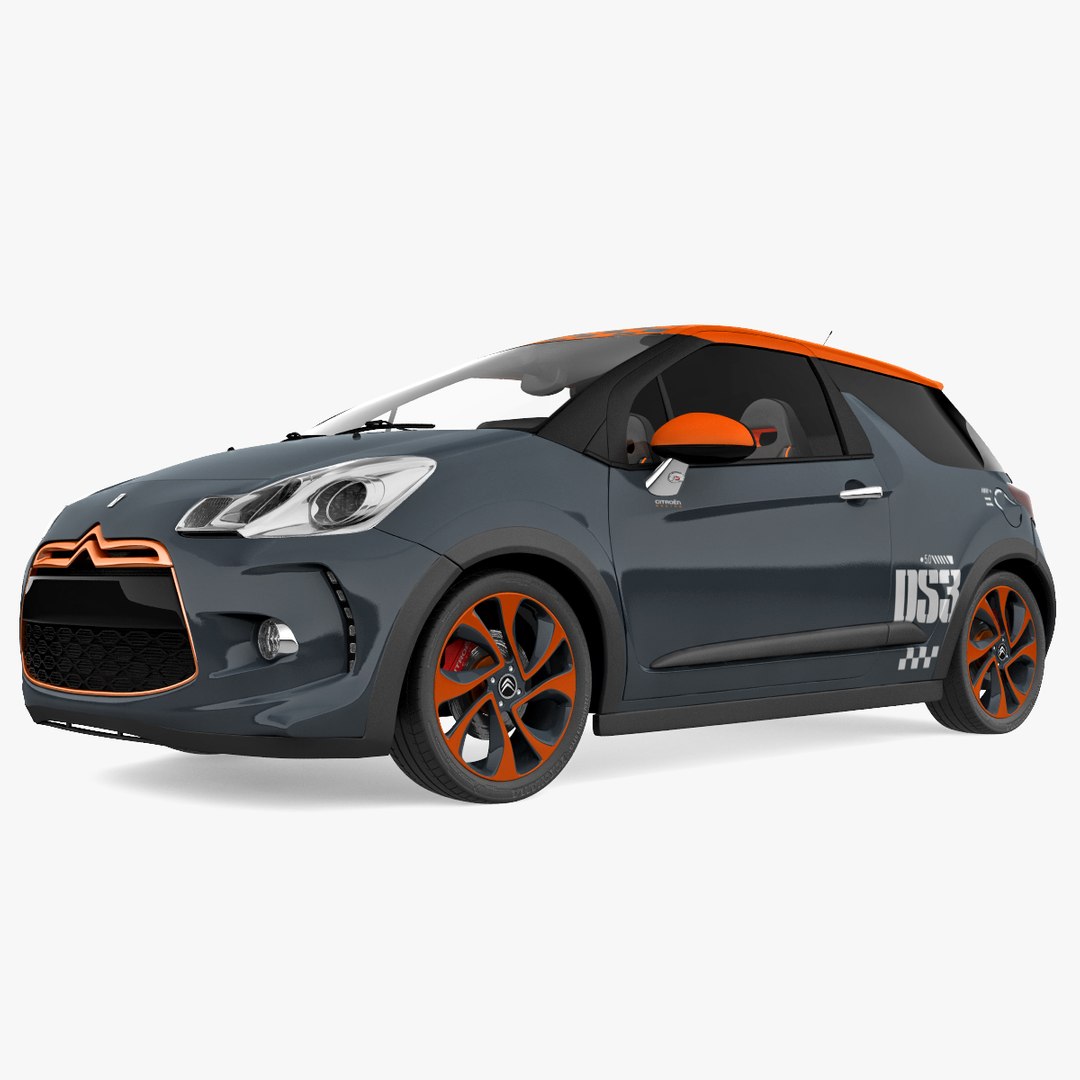 3d citroen ds3 2010 model