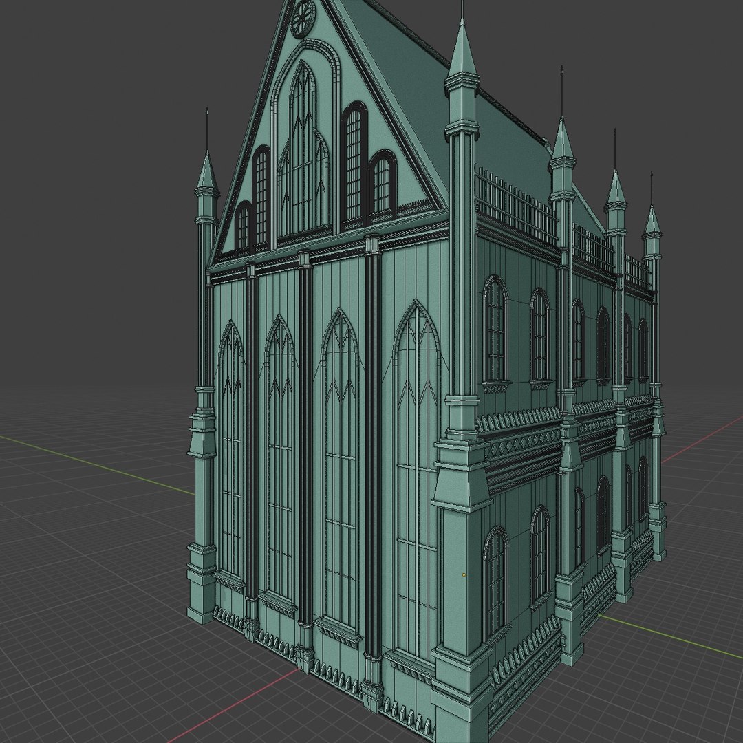 3D Historical Building Old - TurboSquid 1482523